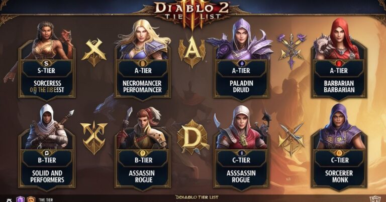 Diablo 2 Tier List: Become a Strongest Player - GamerGuideHub