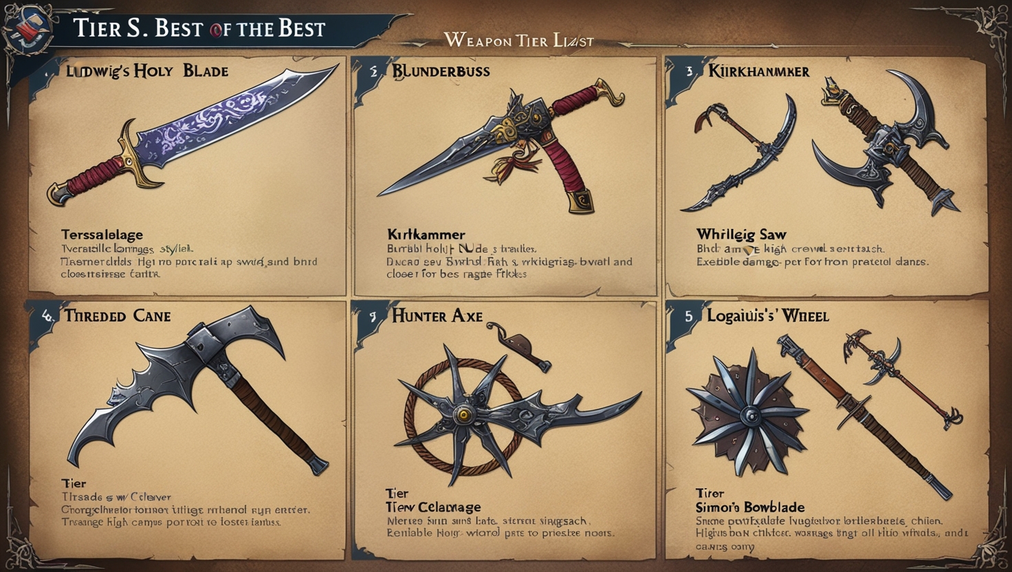 Bloodborne Weapon Tier List: A Guide to the Best Weapons 2025 ...