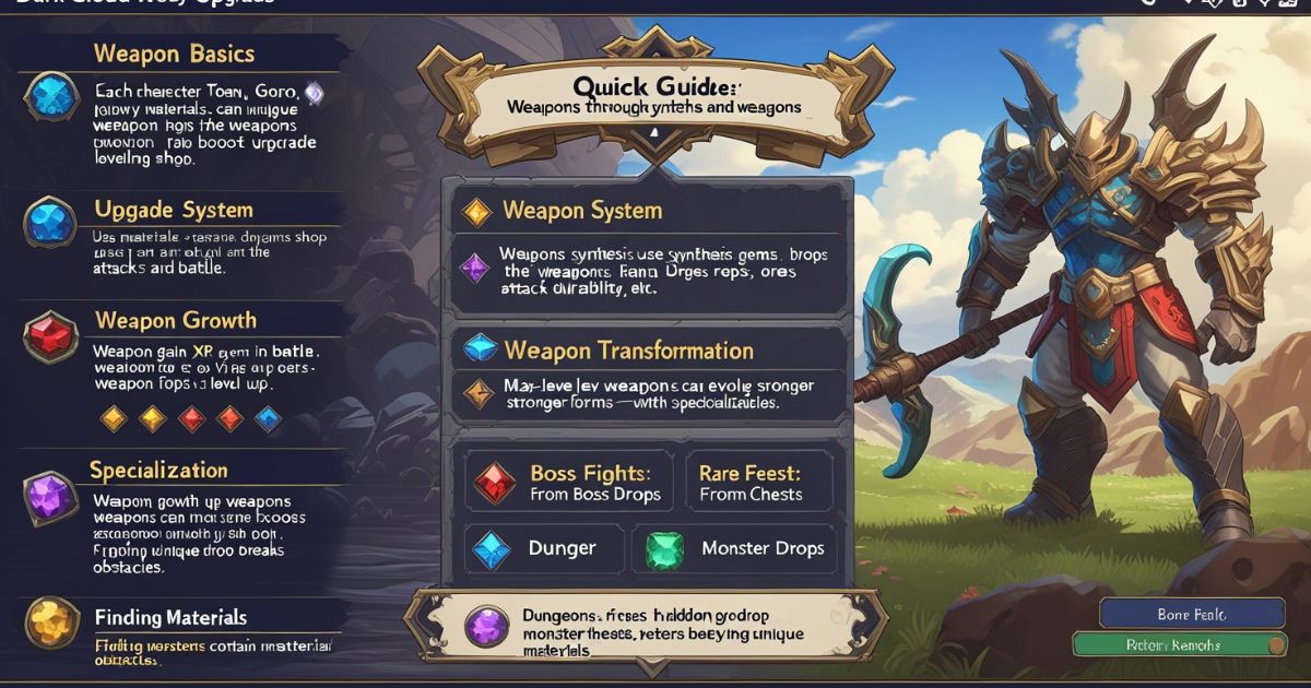 Dark Cloud Weapon Guide: Unlocking the Power of Your Arsenal 2025 - GamerGuideHub