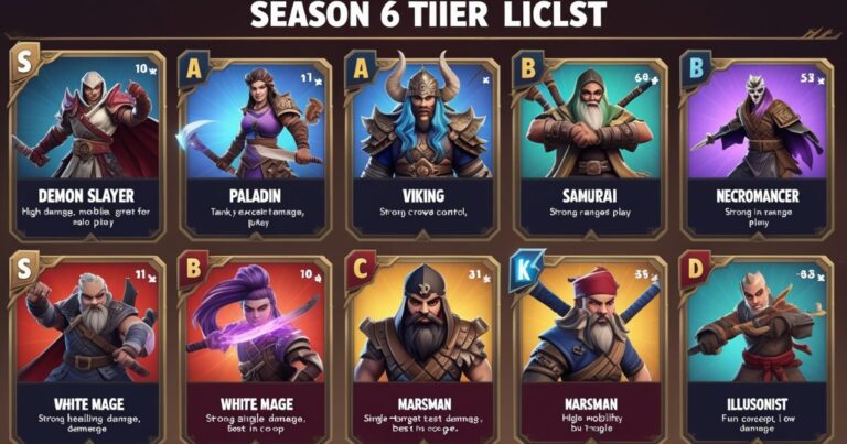 Hero Siege Season 6 Tier List: The Best Classes Ranked - GamerGuideHub